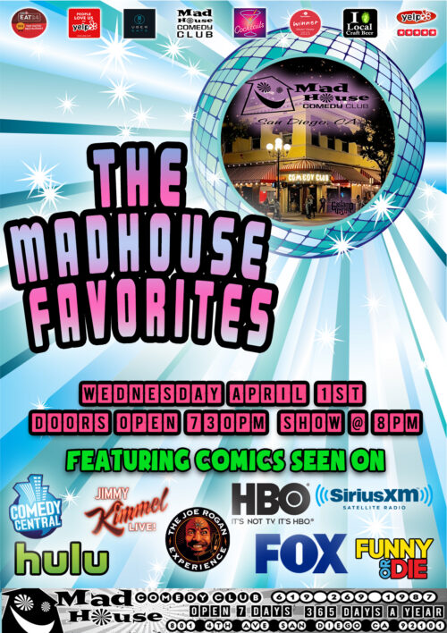 Mad House Comedy Club – San Diego CA