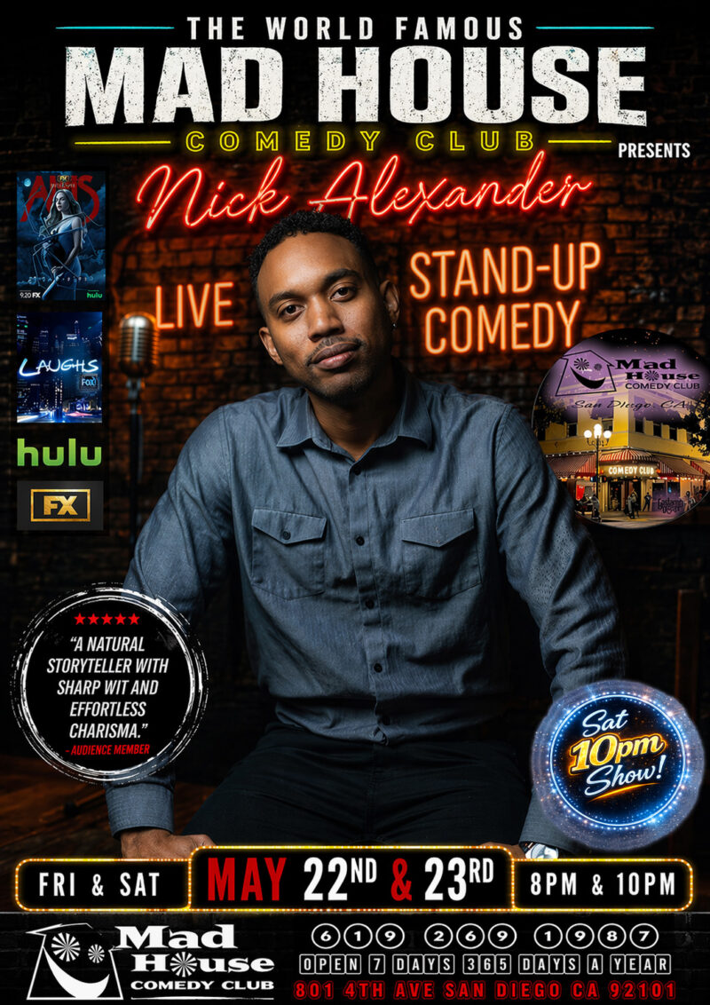 Mad House Comedy Club – San Diego CA