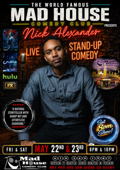 Mad House Comedy Club – San Diego CA